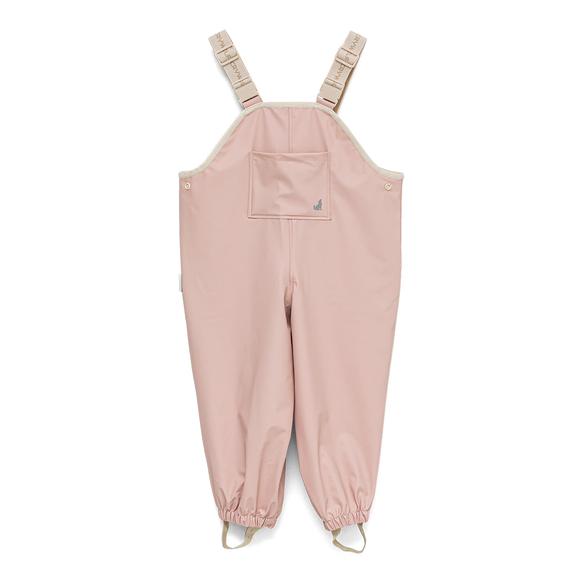 Crywolf Kids Rain Overalls | Waterproof & Adjustable | Dusty Pink 0-6 ...